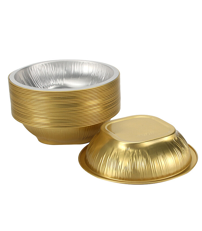 Round with square bottom foil container 500ml(17oz) – Lamkyo