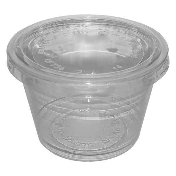4oz Clear Biodegradable Portion Pots | 73mm - lamkyo