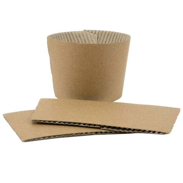 Kraft Sleeve to fit 90mm Cup Range | Compostable Cup Sleeve – Lamkyo