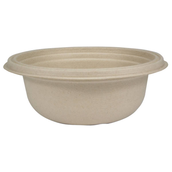 500ml Anti Leak Round Pulp Bowl | Bagasse | Compostable Food Packaging ...